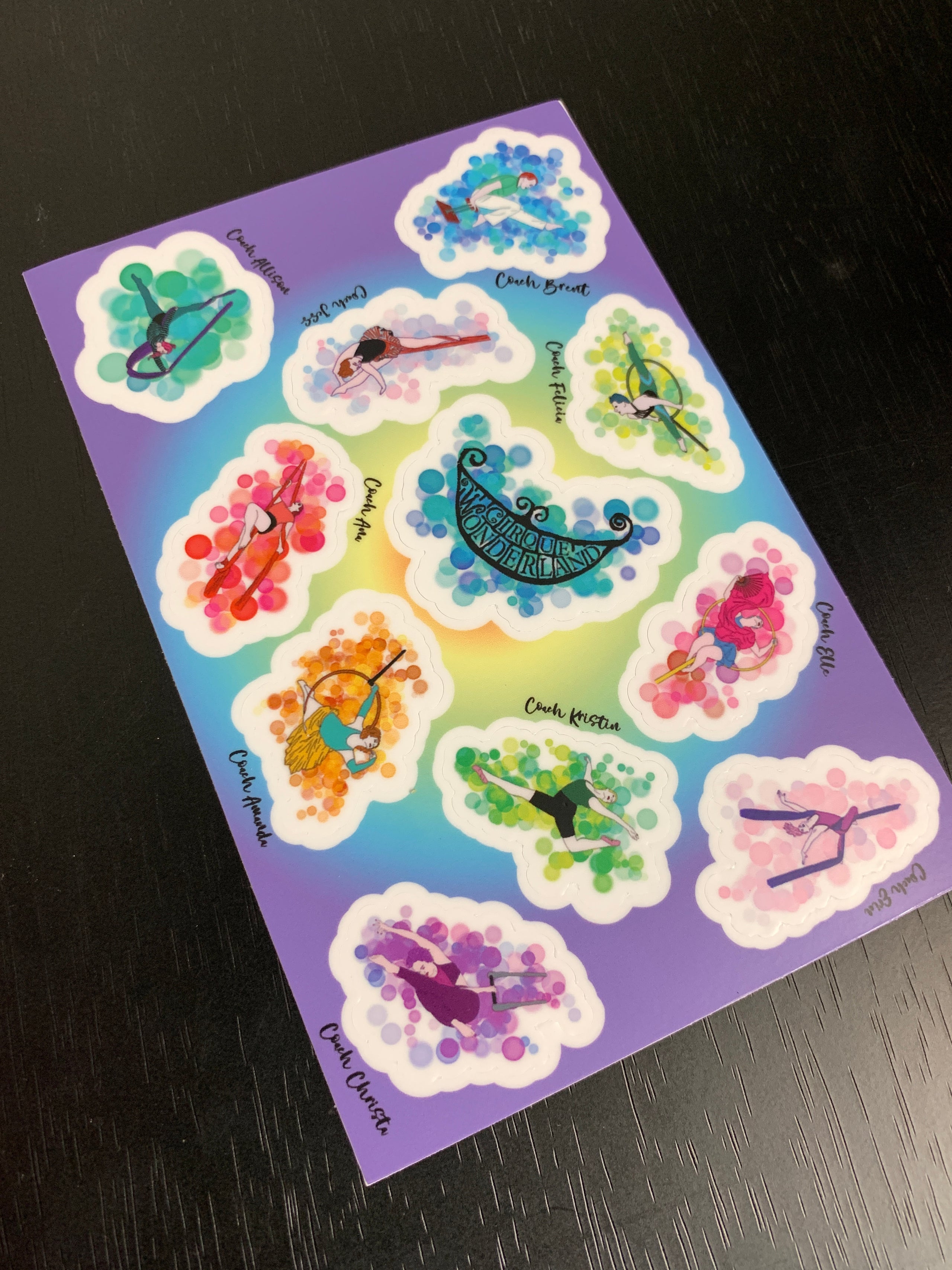 Coach Sticker Sheet | Cirque Wonderland